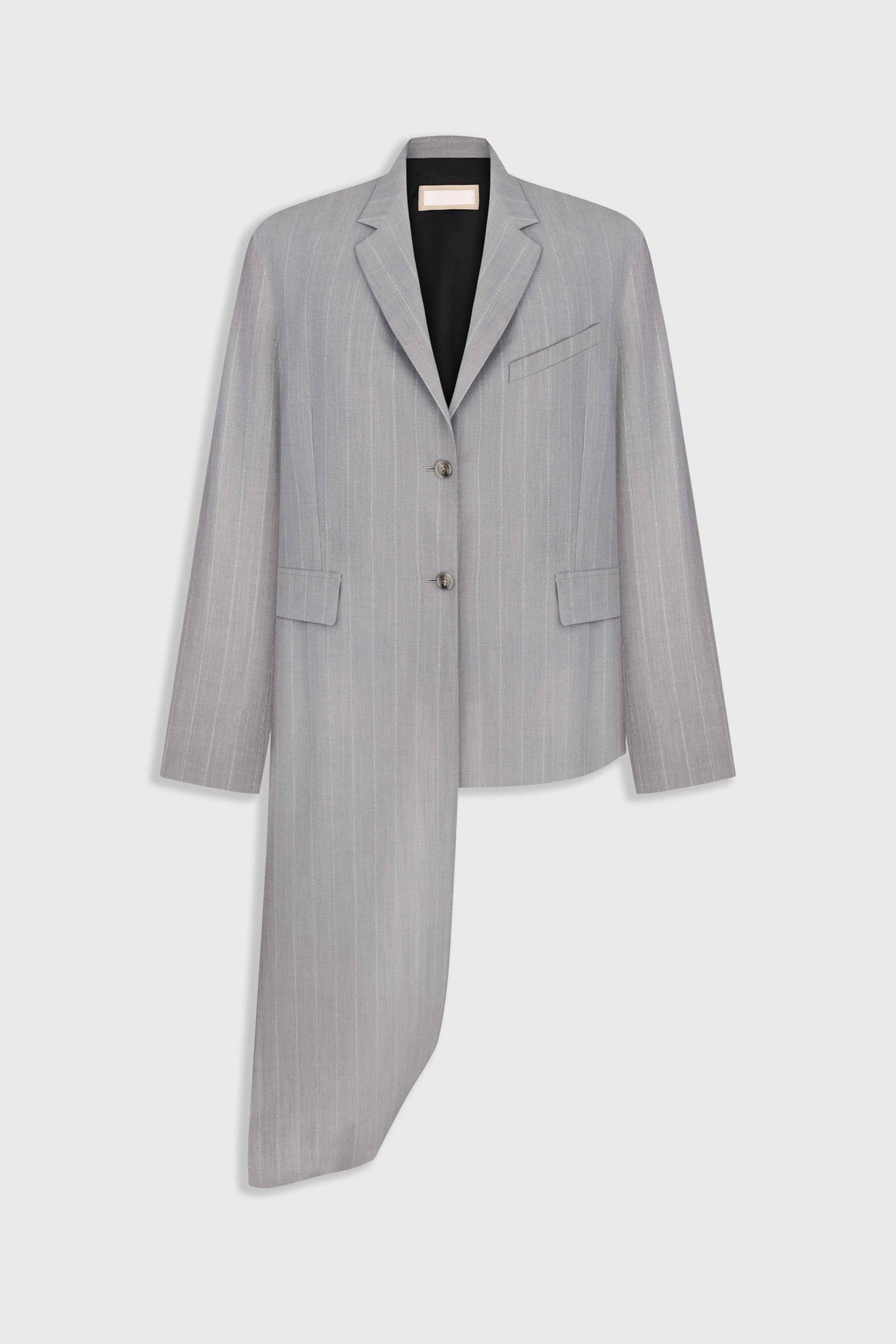 Scarf-Lapel Deconstructed Jacket | LITKOVSKA