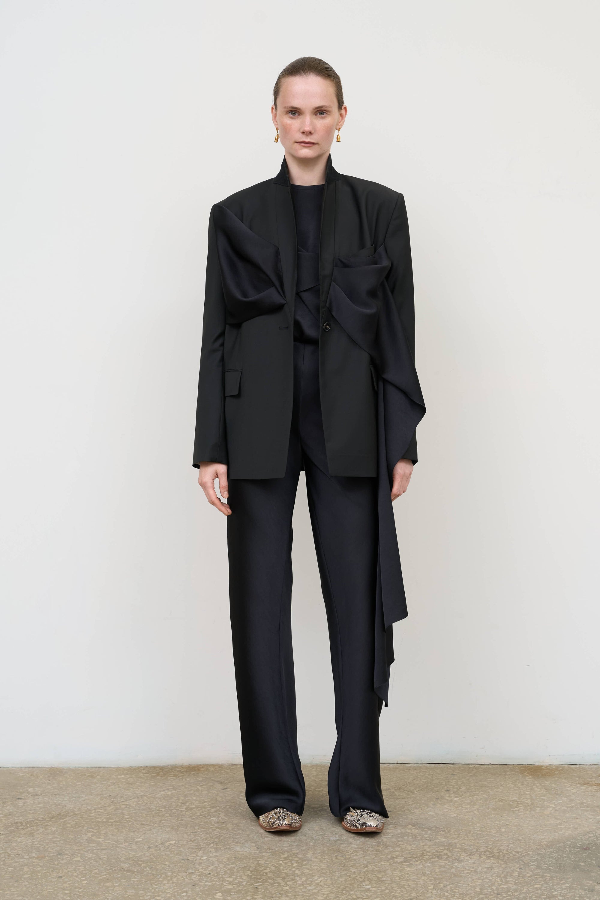 LITKOVSKA Tailored Jacket with Front Twist Detail