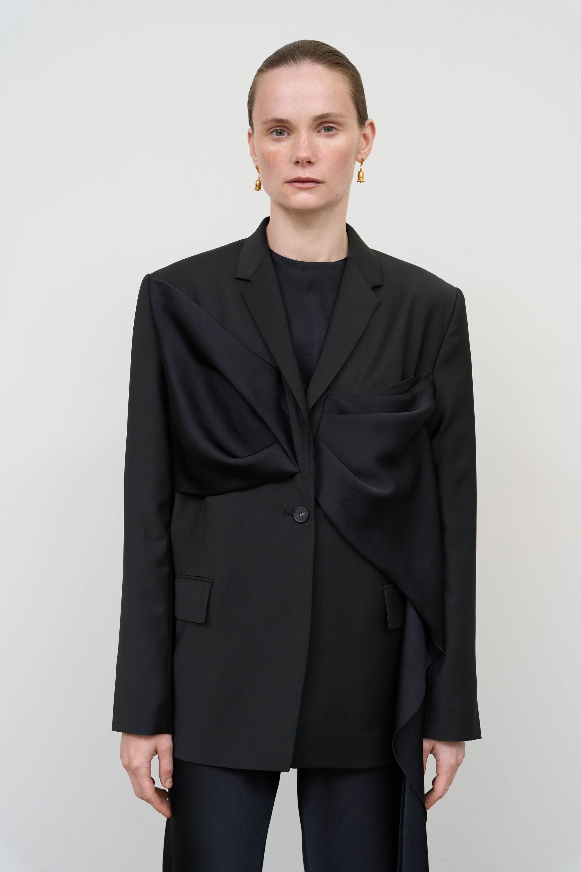 LITKOVSKA Tailored Jacket with Front Twist Detail