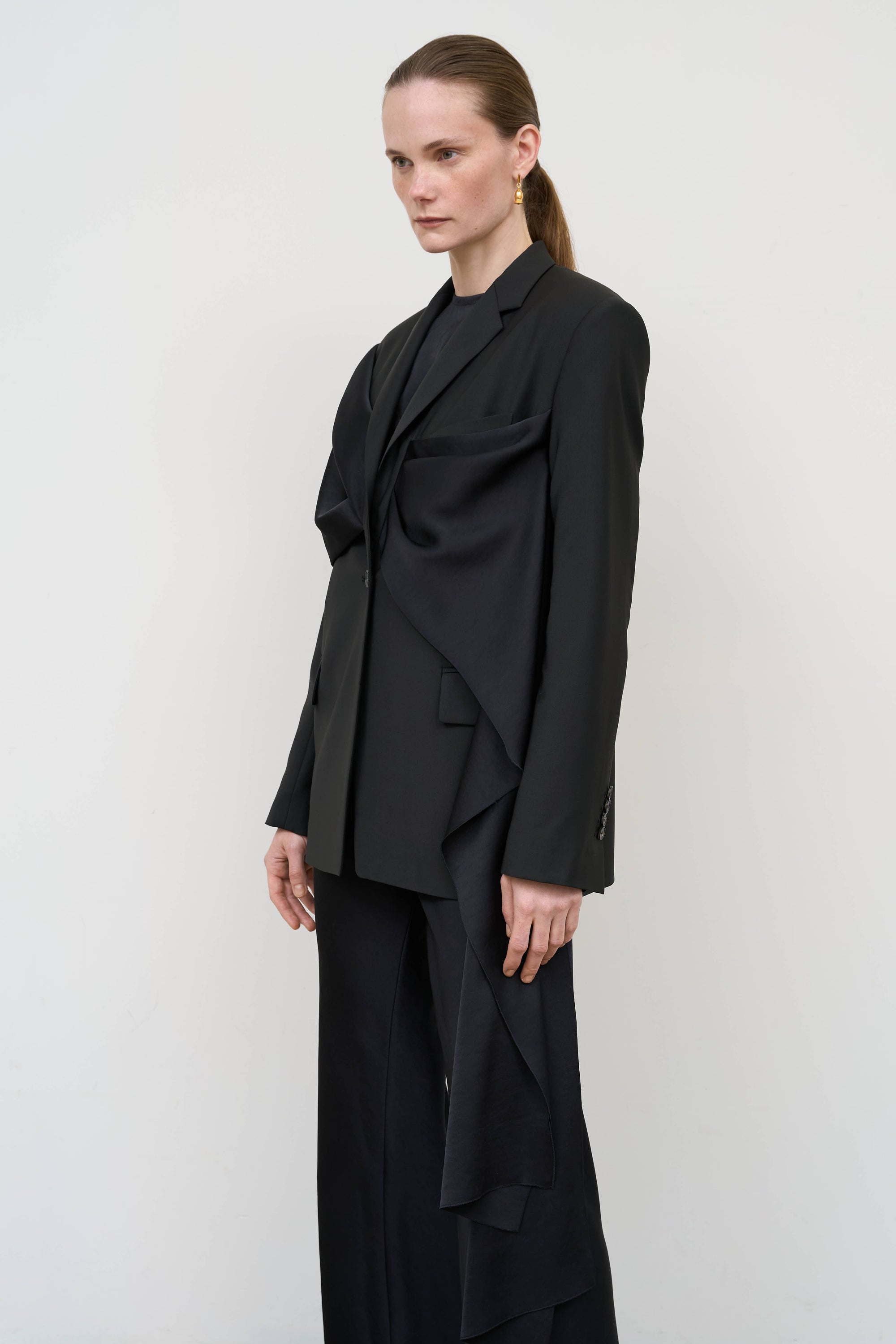 LITKOVSKA Tailored Jacket with Front Twist Detail